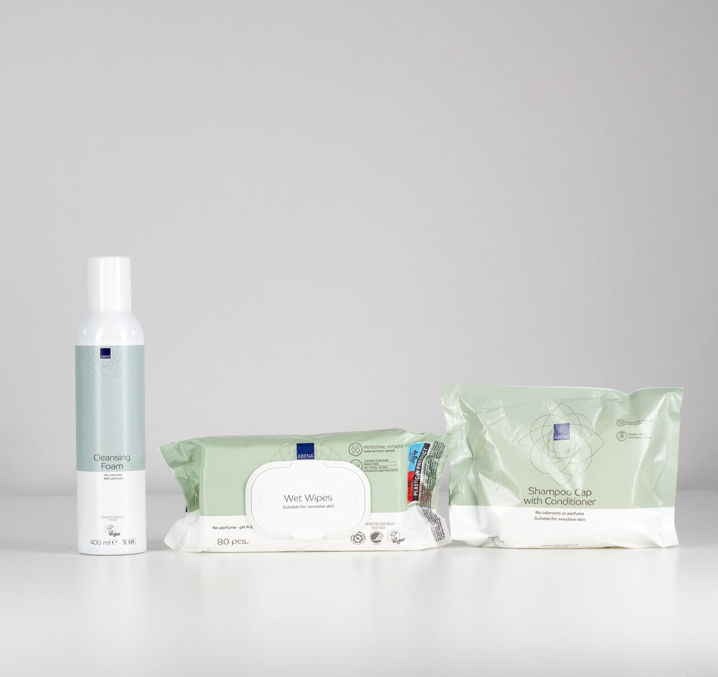 Abena Unisex Hair and Body Wash 200 ml - Washing without Water, Ready ...