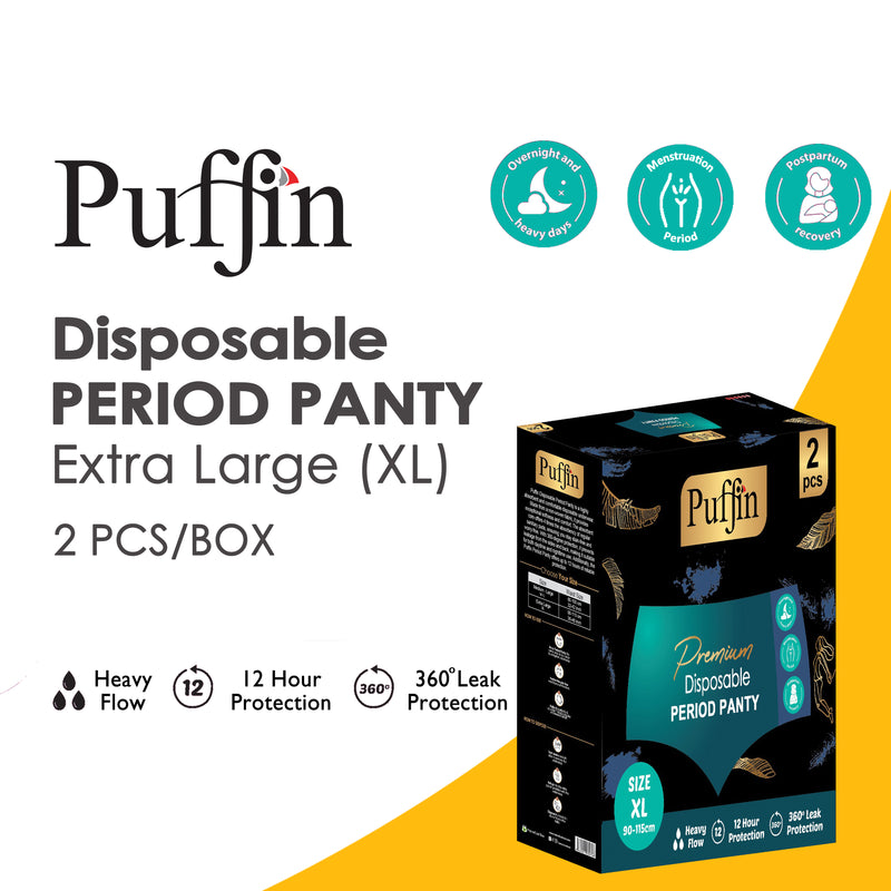Puffin Disposable Period Panty(Pull-up/Brief) - Keeps