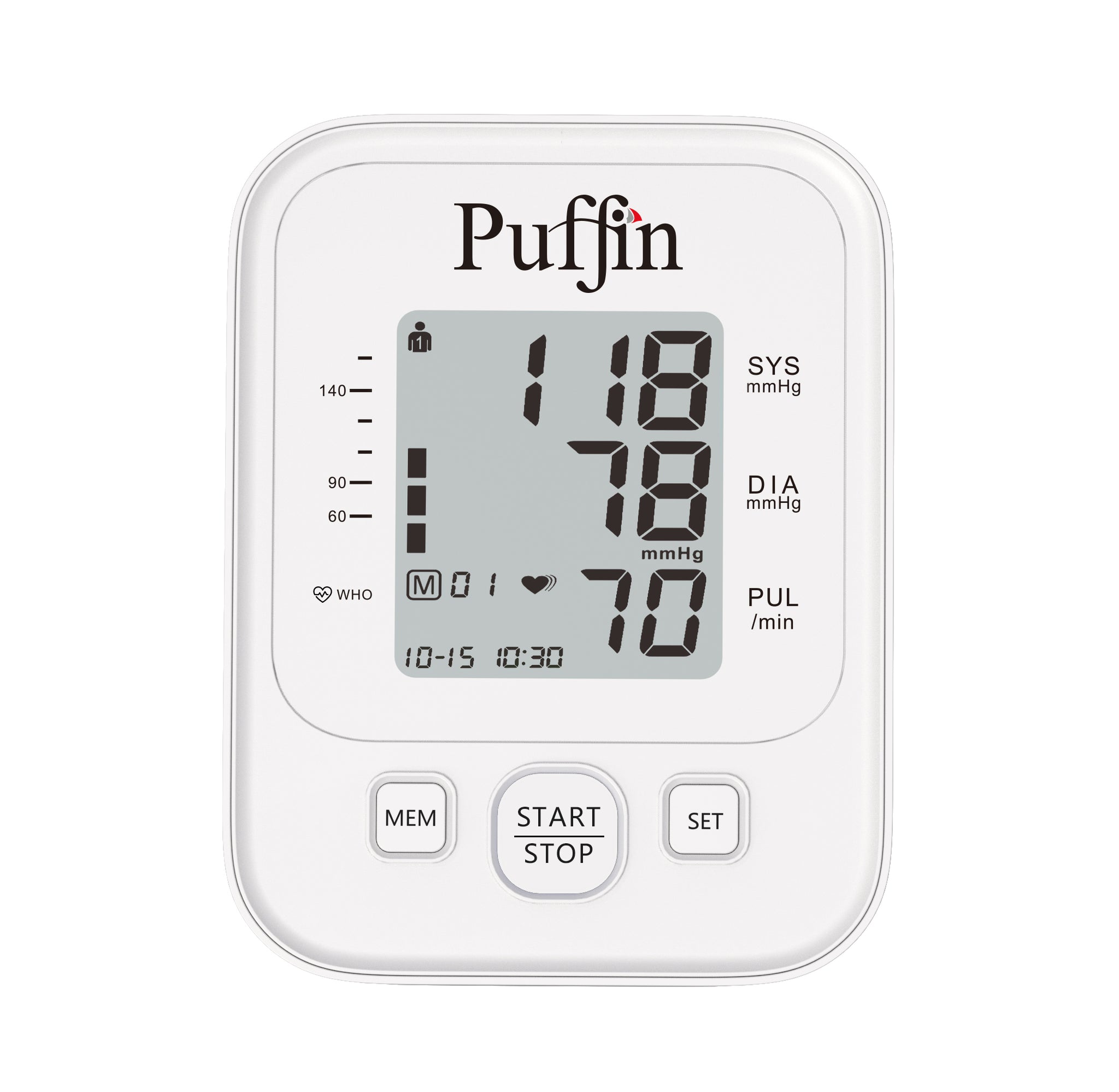 Puffin Digital Arm Blood Pressure Monitor- BP Machine - Keeps