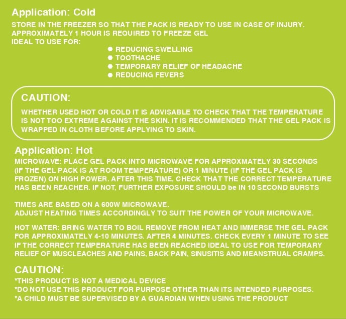 Puffin Hot and Cold Pack- Cold & Heat Pack for Back Pain - Keeps