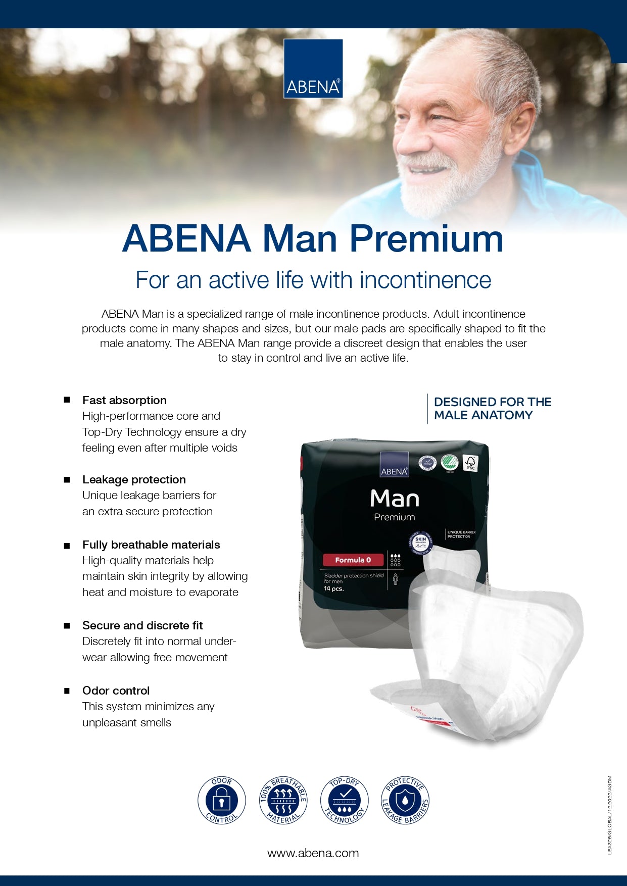 Abena Pads Men - Best Male Incontinence Pads - Keeps