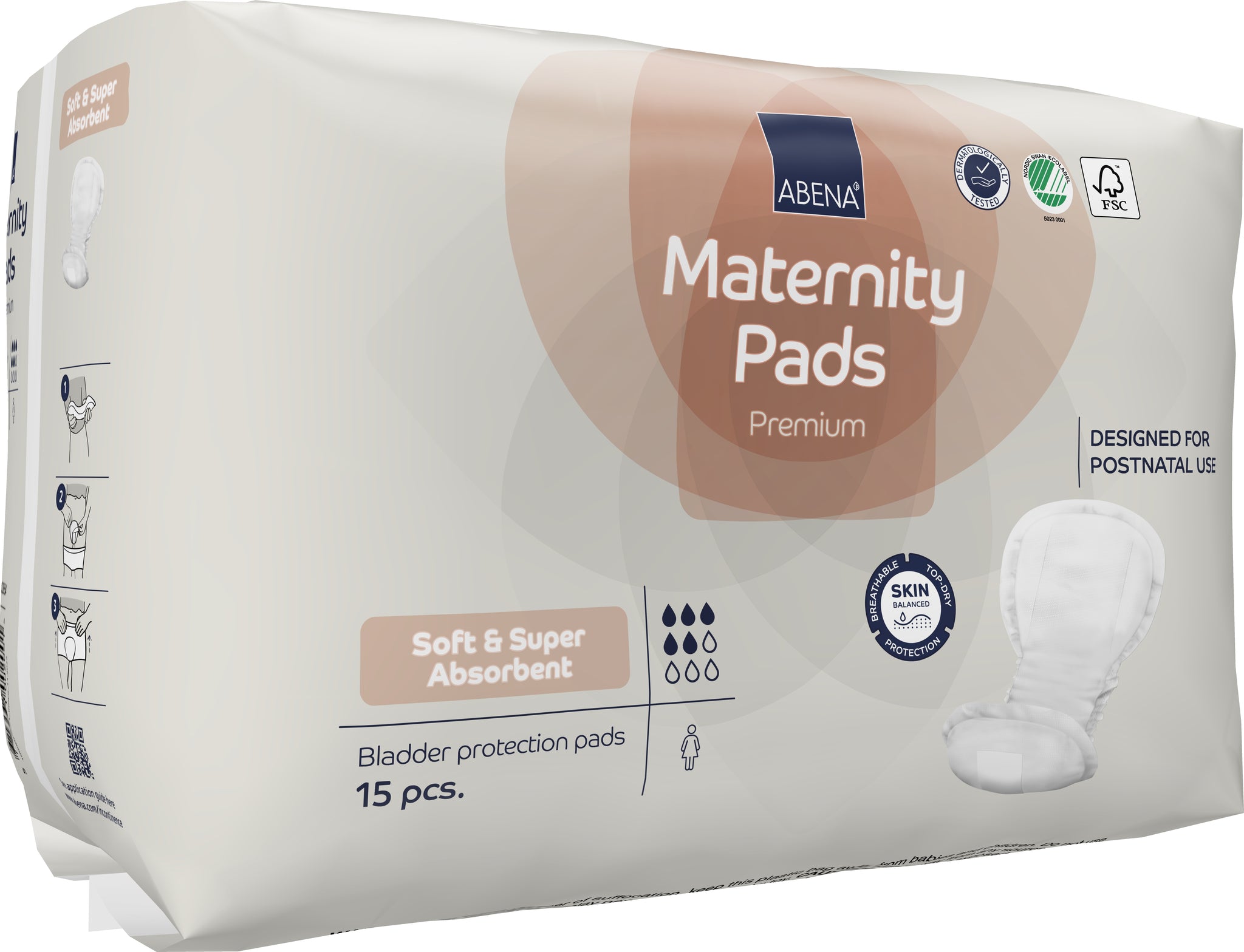 Abena Maternity Pad - European Postpartum Pads - Keeps