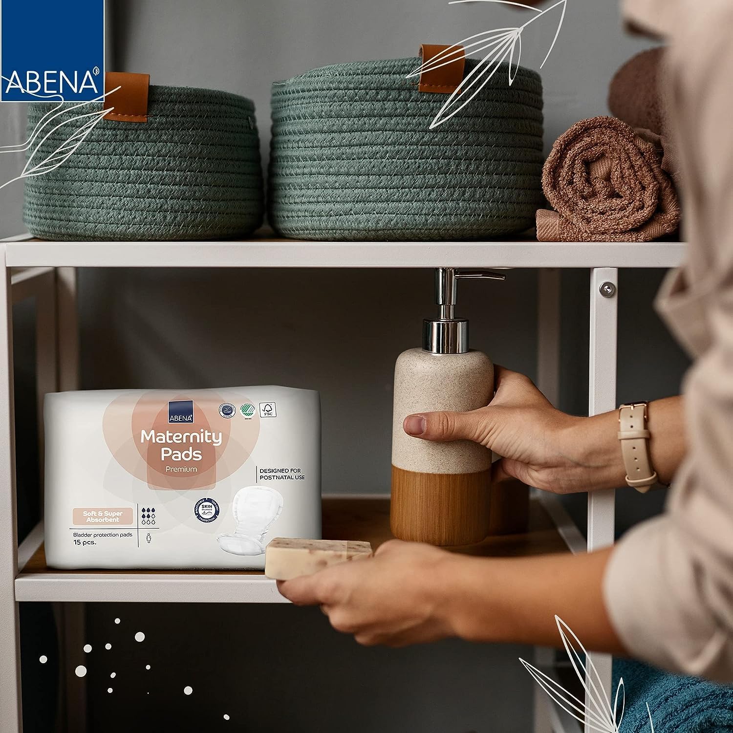 Abena Maternity Pad - European Postpartum Pads - Keeps
