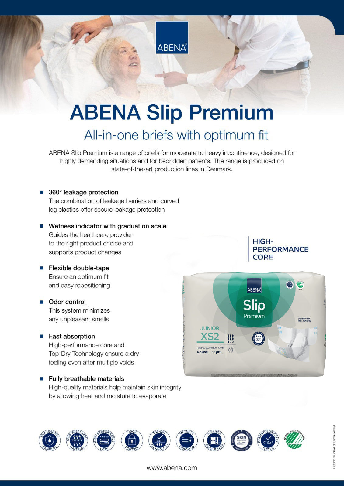 Abena Slip Teenage Diapers - Keeps