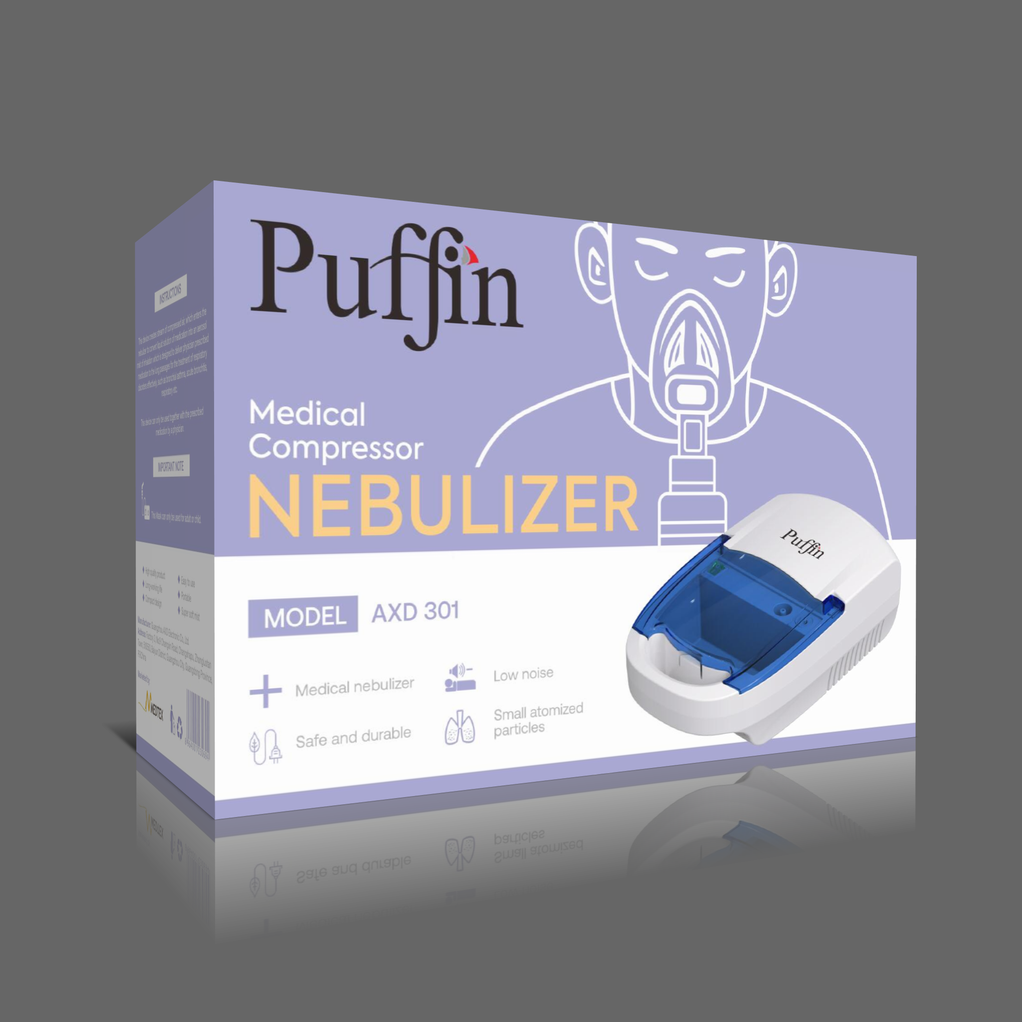 Puffin Compressor Nebulizer Machine - Keeps