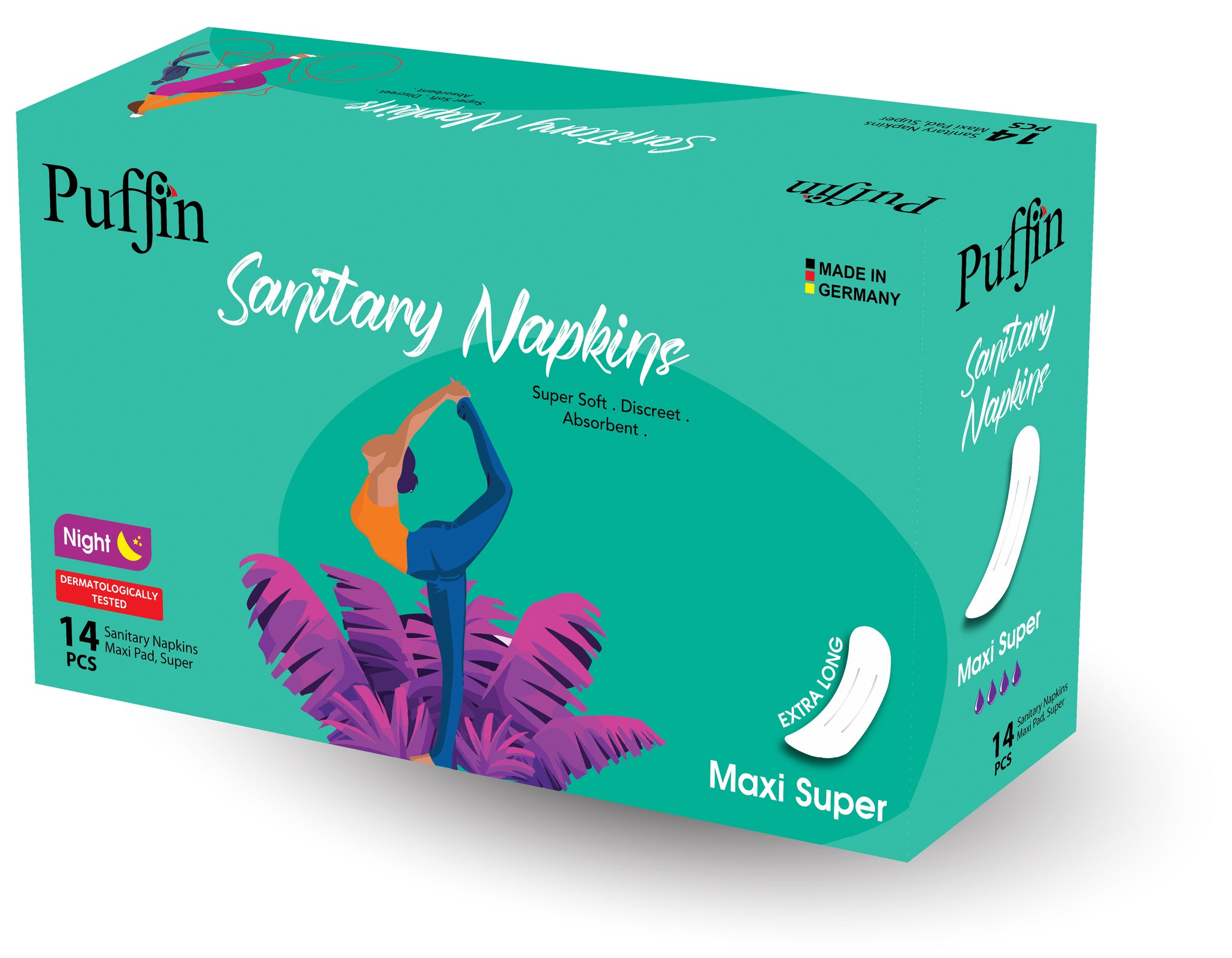 Puffin MAXI SUPER Sanitary Pads VS Always Sanitary Napkins - Keeps